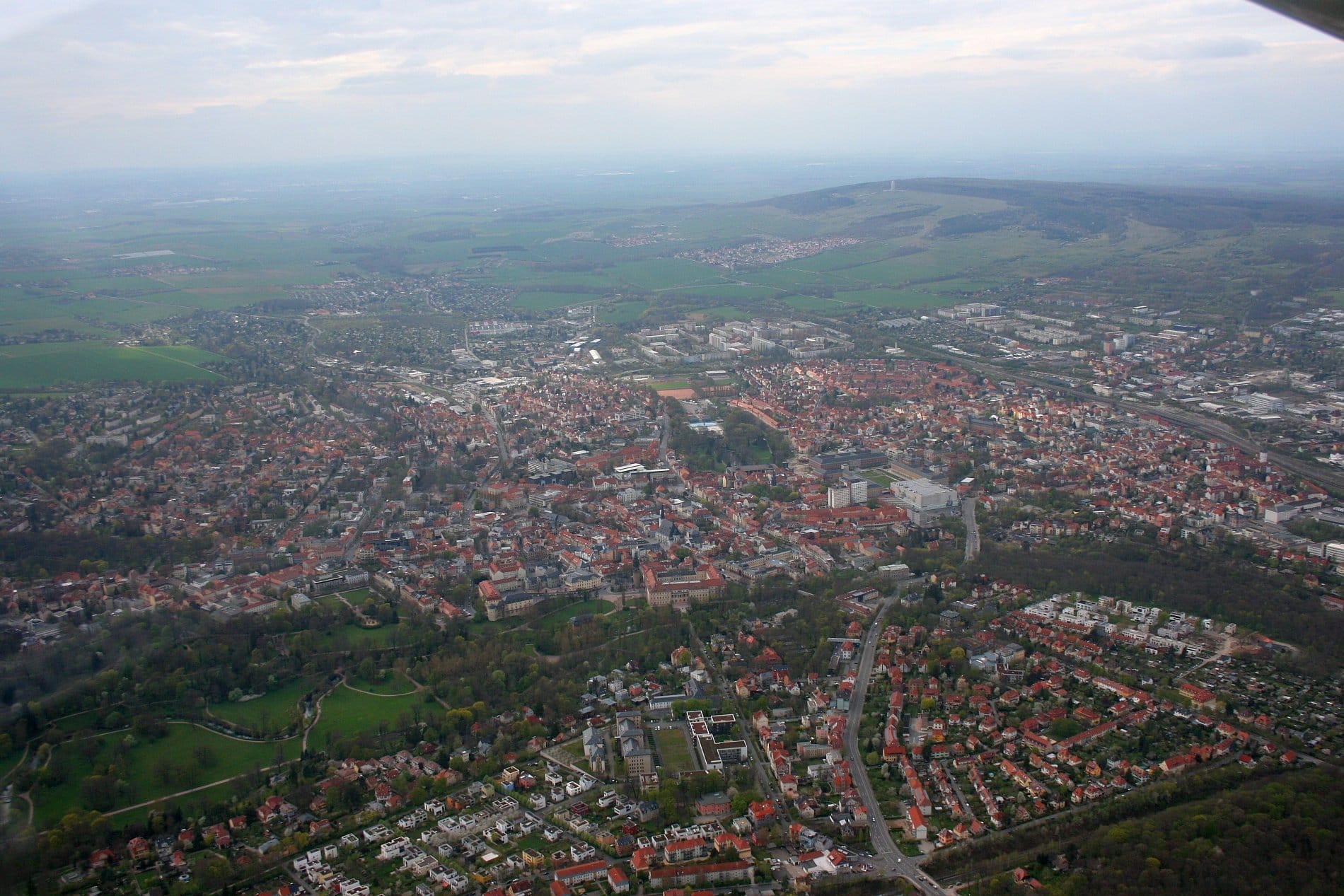Rundflug über die Städte Gera - Jena - Weimar
